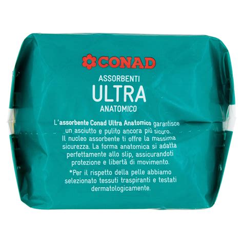 Assorbenti Ultra Anatomico 16 Pz Conad Online Conad
