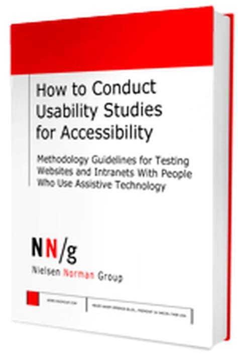 How To Conduct Usability Studies For Accessibility Nng