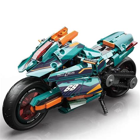 Cyberpunk Concept Motorcycle Building Blocks 88017