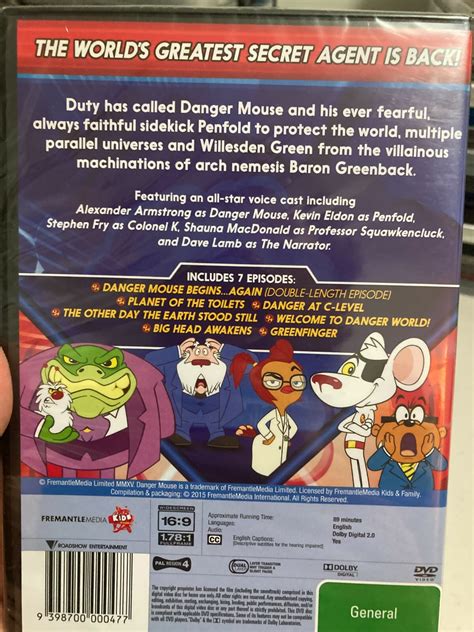 Danger Mouse Mission Improbable Dvd 2015 For Sale Online Ebay