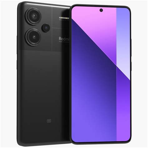 샤오미 레드미 노트 13 프로 플러스 블랙 3d 모델 Turbosquid 2177692
