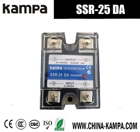 SSR Da DC To AC Single Phase Solid State Relay SSR Da Input V DC Output V AC