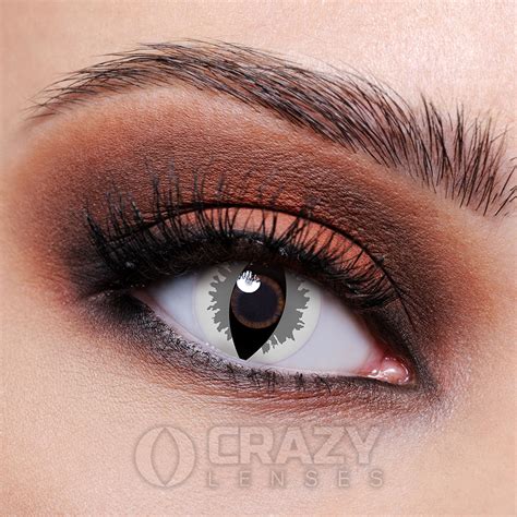 Dragon Mist Grey Costume Contact Lenses 30 Day