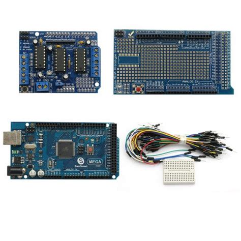 Sainsmart Mega Atmega2560 Sainsmart Sensor Shield V5iic 1602 Y G