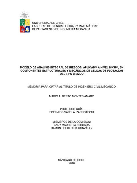 Modelo De Analisis Integral De Riesgos Aplicado A Nivel Micro En