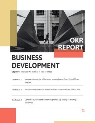 Free OKR Report Templates Venngage