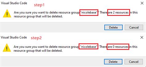 The Confirmation Message Is Inconsistent When Deleting A Resource Group From Context Menu And