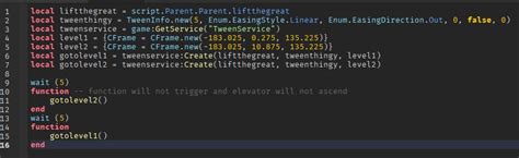 Automatic Elevator Script Not Working Scripting Support Developer Forum Roblox