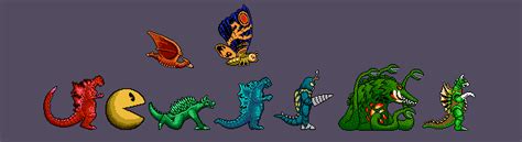 Godzilla Sprite Nes
