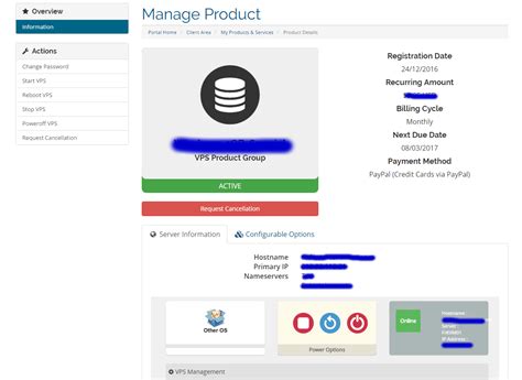 How To Manage The Vps Server From The Vps Control Panel