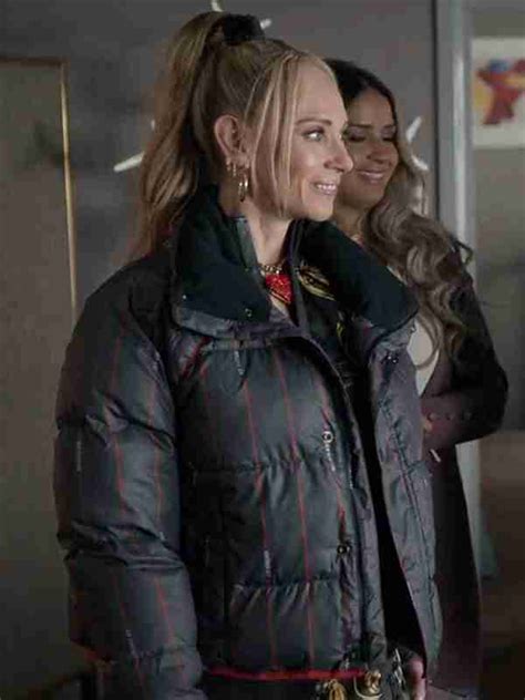 Juno Temple Ted Lasso Season 03 Black Puffer Jacket The Movie Fashion
