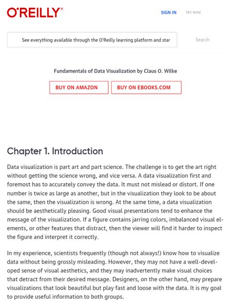 Introduction Fundamentals Of Data Visualization Book Pdf Books Computing