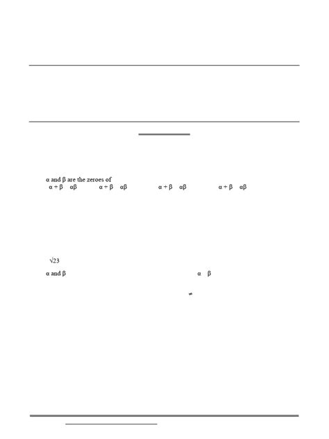 Polynomials Paper Pdf