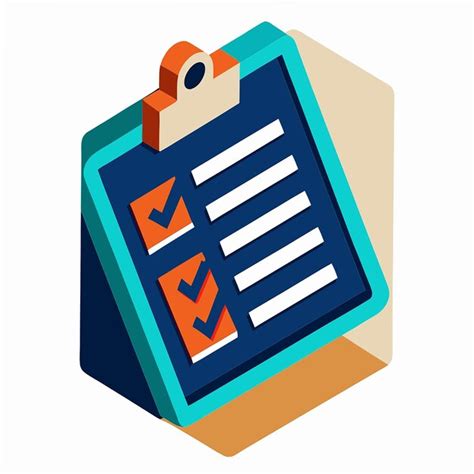 Assignment Target Icon Clipboard Checklist Symbol 3d Vector