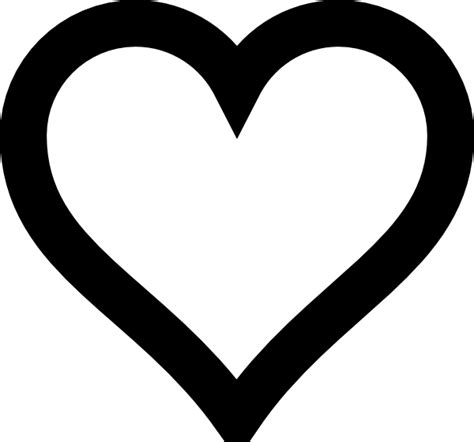 Heart Outline Symbol ClipArt Best