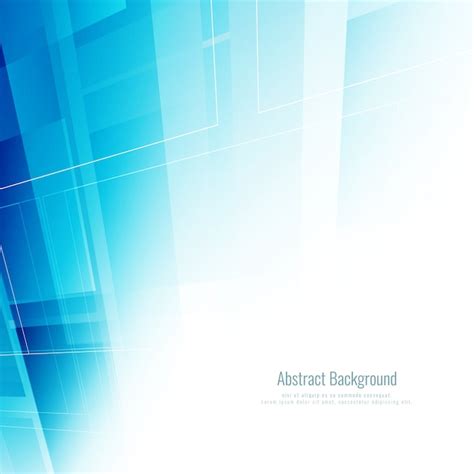 푸른 기하학적 기술 배경 무료 벡터