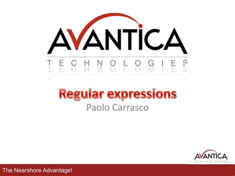 Regular Expressions Pptx Programming Languages Computing