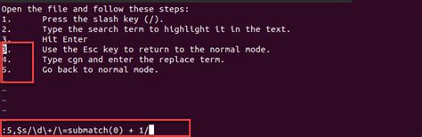 Vim Find And Replace