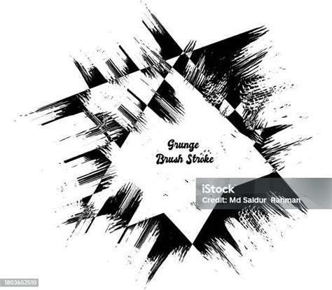 벡터 그런 지 원입니다 흰색 배경에 잉크 라운드 스트로크 브러시 프레임입니다 벡터 일러스트 레이 션입니다 벡터 그런 지 원입니다 흰색 배경에 잉크 사각형 획입니다 벡터