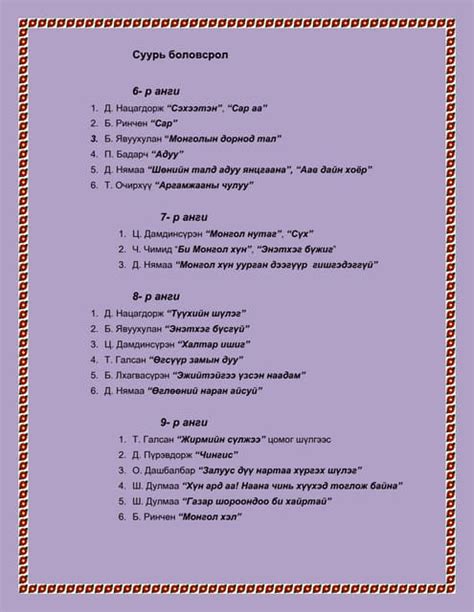 заавал унших зохиол Pdf