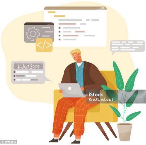 Programmer Engineering And Coding Set Of Programmers Working On Web