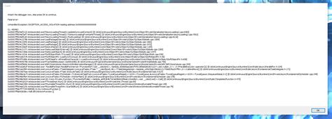 Keep Getting These 2 Crash Messages While Trying To Load In My Saved