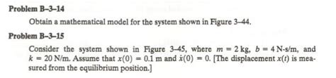 Solved Problem B Consider The System Shown In Figure Chegg