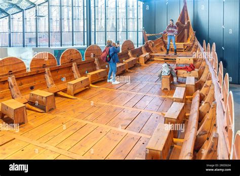 Shields Viking Museum Museums Myklebust Ship Wooden Bow Sagastad Hi Res