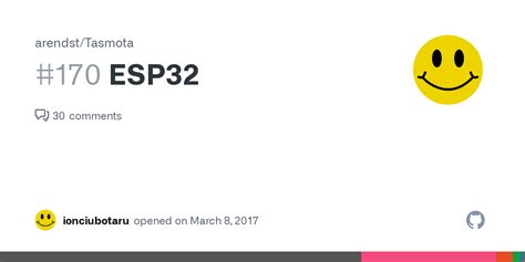 Esp32 · Issue 170 · Arendsttasmota · Github