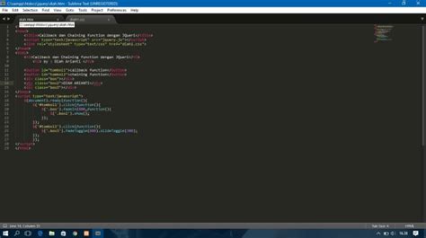 Callback Dan Chaining Function Dengan Jquery Diahya