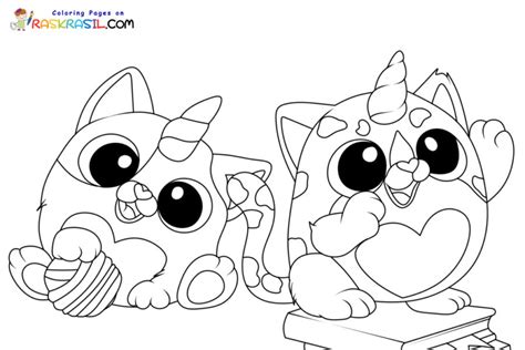 Free Coloring Page Kittycorn