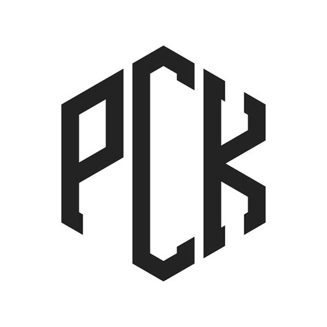 Premium Vector Pck Logo Design Initial Letter Pck Monogram Logo Using Hexagon Shape