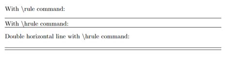 How To Draw Horizontal Lines In Latex Codespeedy