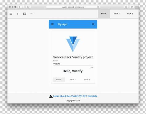 Programa De Computadora Plantilla De Aplicación De Una Sola Página Vuejs Nuxtjs Github