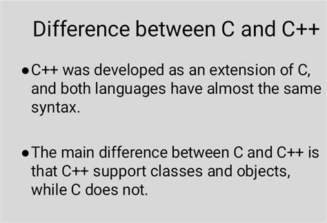 Solved Difference Between C And Cc ﻿was Developed As An