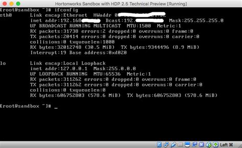 assign ip to hdp 2 5 sandbox on virtualbox cloudera community 246668