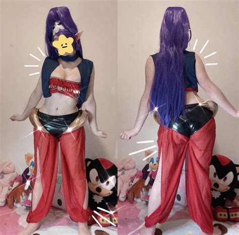 Progress On My Shantae Pirates Curse Cosplay I Made Thrifted Scrolller