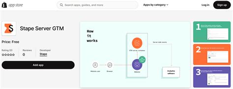 set up stape server gtm shopify app in few clicks