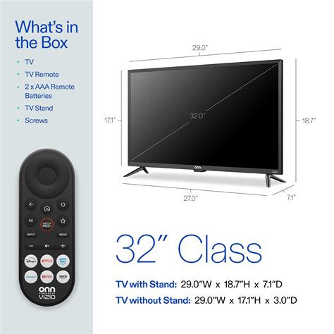 Onn 32 Class 720p Hd Powered By Vizio Smart Jamaica Ubuy