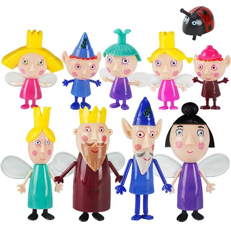 5pcsset Ben Holly Little Kingdom Anime Figures Toy Cartoon Characters