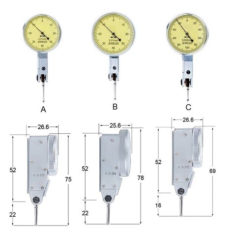 0 001mm Precision Leverage Dial Indicator 0 0 8mm Grandado