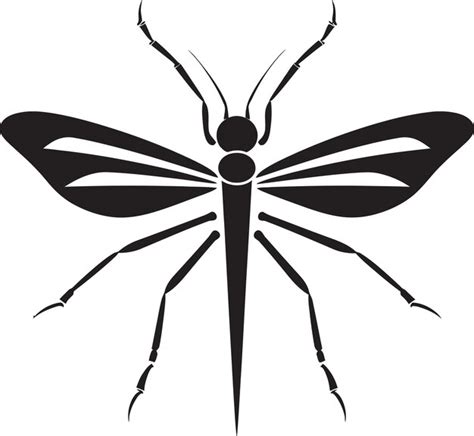 Premium Ai Image Stick Insect Glyph Design Vector Bug Badge