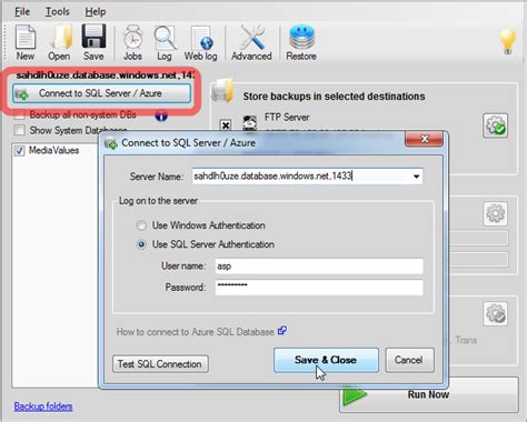 Sql Server Azure Sql Databases Backup Made Easy With Sqlbackupandftp Sql Authority With