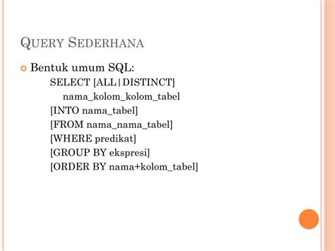 ppt sql structured query language powerpoint presentation free