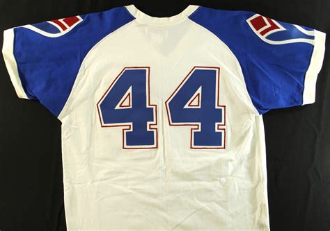 Hank Aaron Signed Braves Authentic Mitchell And Ness Throwback Jersey
