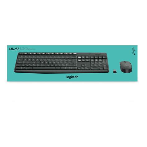 Jual Logitech Mk235 Wireless Combo Mouse And Keyboard Shopee Indonesia