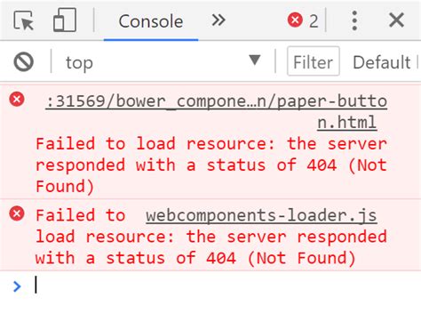 Polymer Web Component Not Working With Core 20 Razor Pages