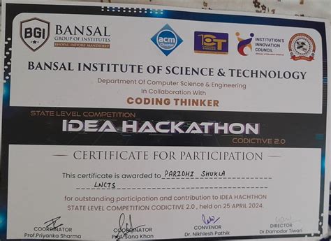 Paridhi Shukla On Linkedin Hackathon Ideahackathon