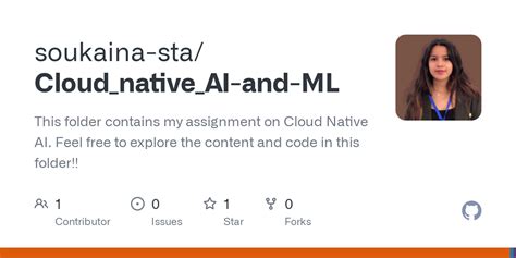 GitHub Soukaina Sta Cloud Native AI And ML This Folder Contains My Assignment On Cloud Native