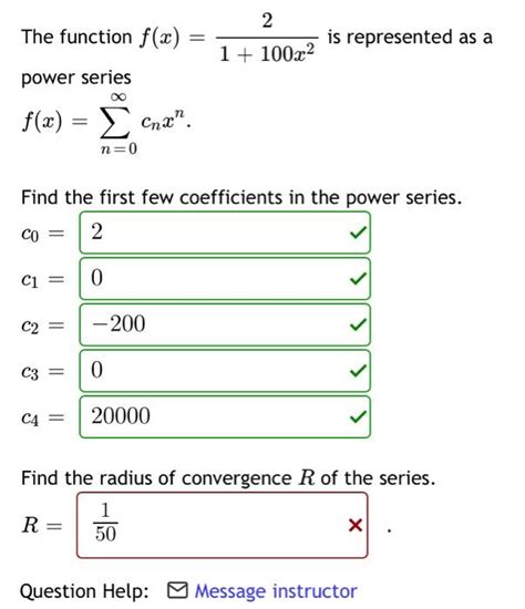 Solved 2 Represent The Function F X As A Power 1 7x